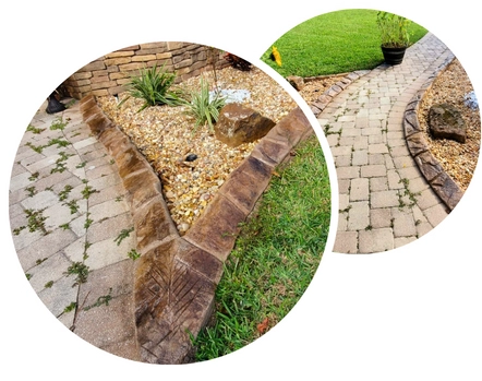 Concrete Landscape Edging, Curbing or Borders in Vero Beach, FL
